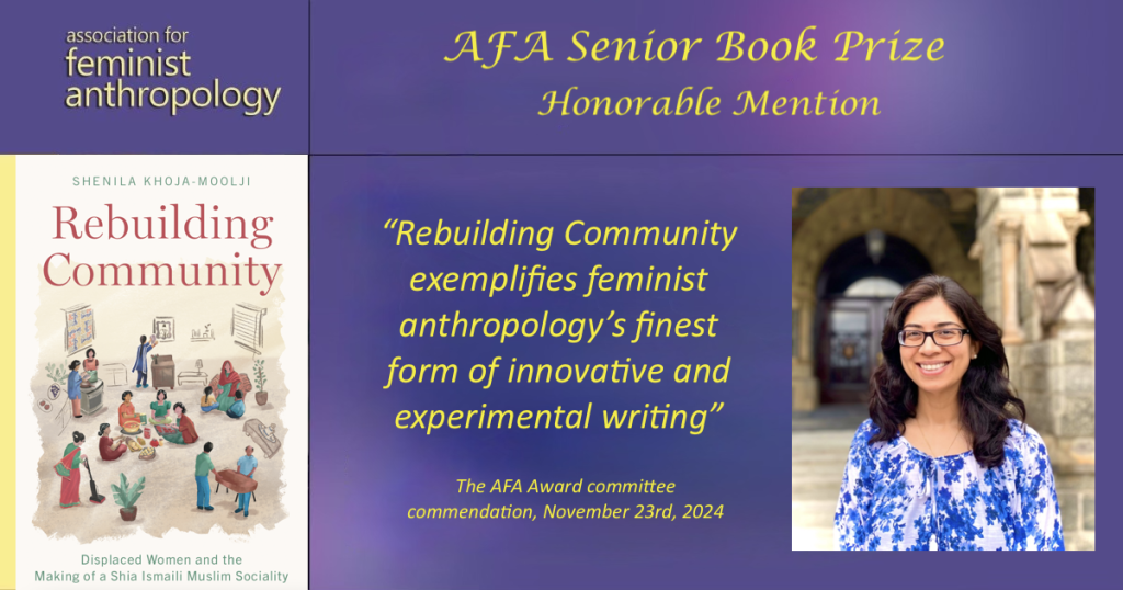 Association for Feminist Anthropology Recognizes Professor Khoja-Moolji ...